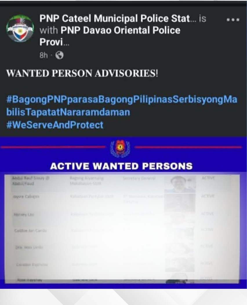 UP student leaders, activists slam Wanted Persons post | Davao Today